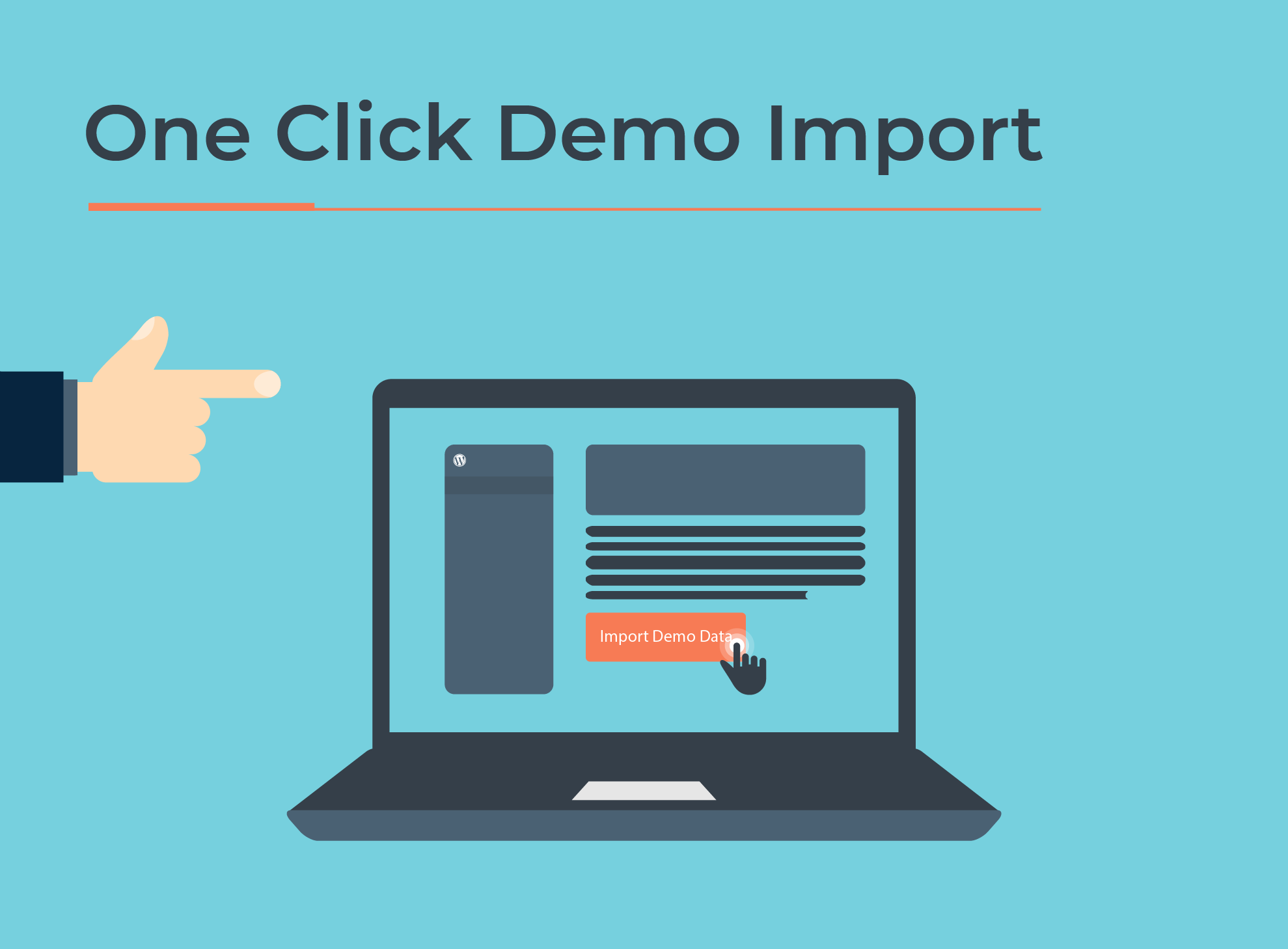 One Click Demo Import Theme Palace